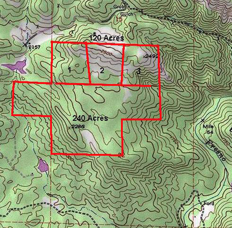 360 Acres in multiple parcels